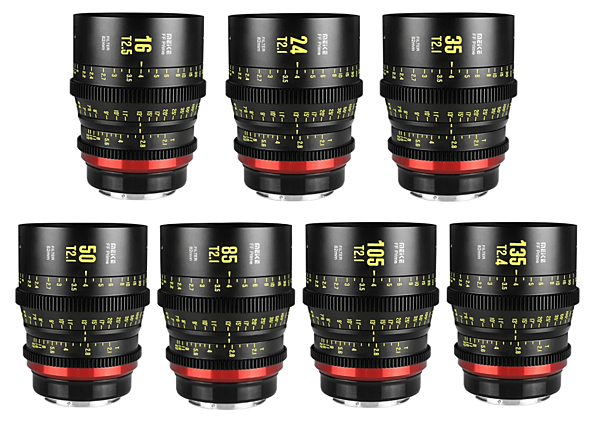 Meike EF FF-Prime Cine Lens Series (7 Lens Kit) – rental ...